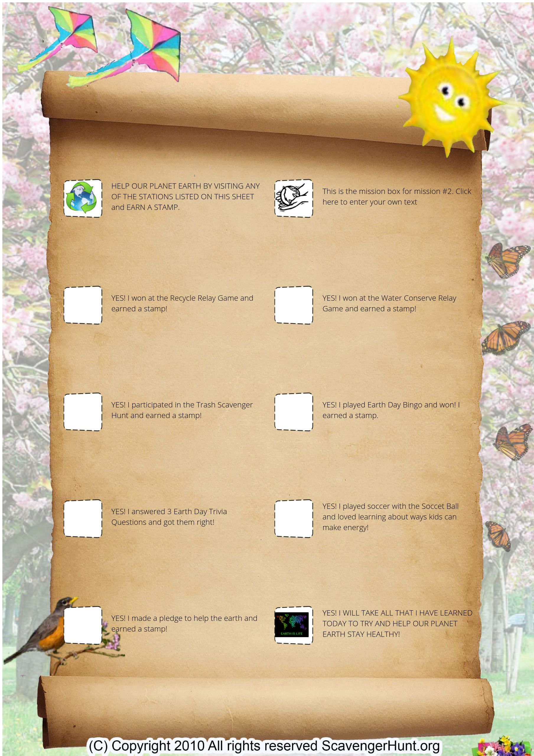 EARTH DAY STAMP SHEET III