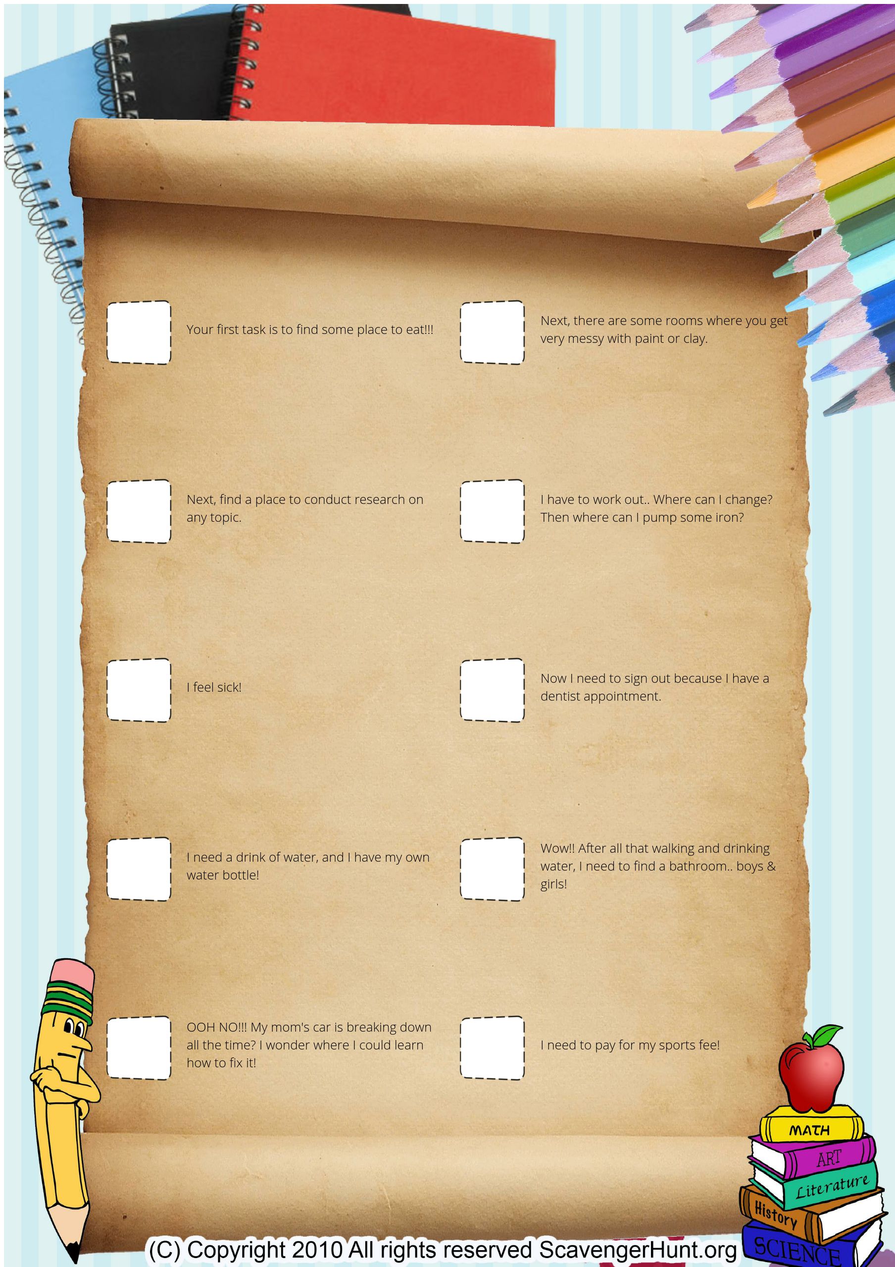 Kennedy Scavenger Hunt